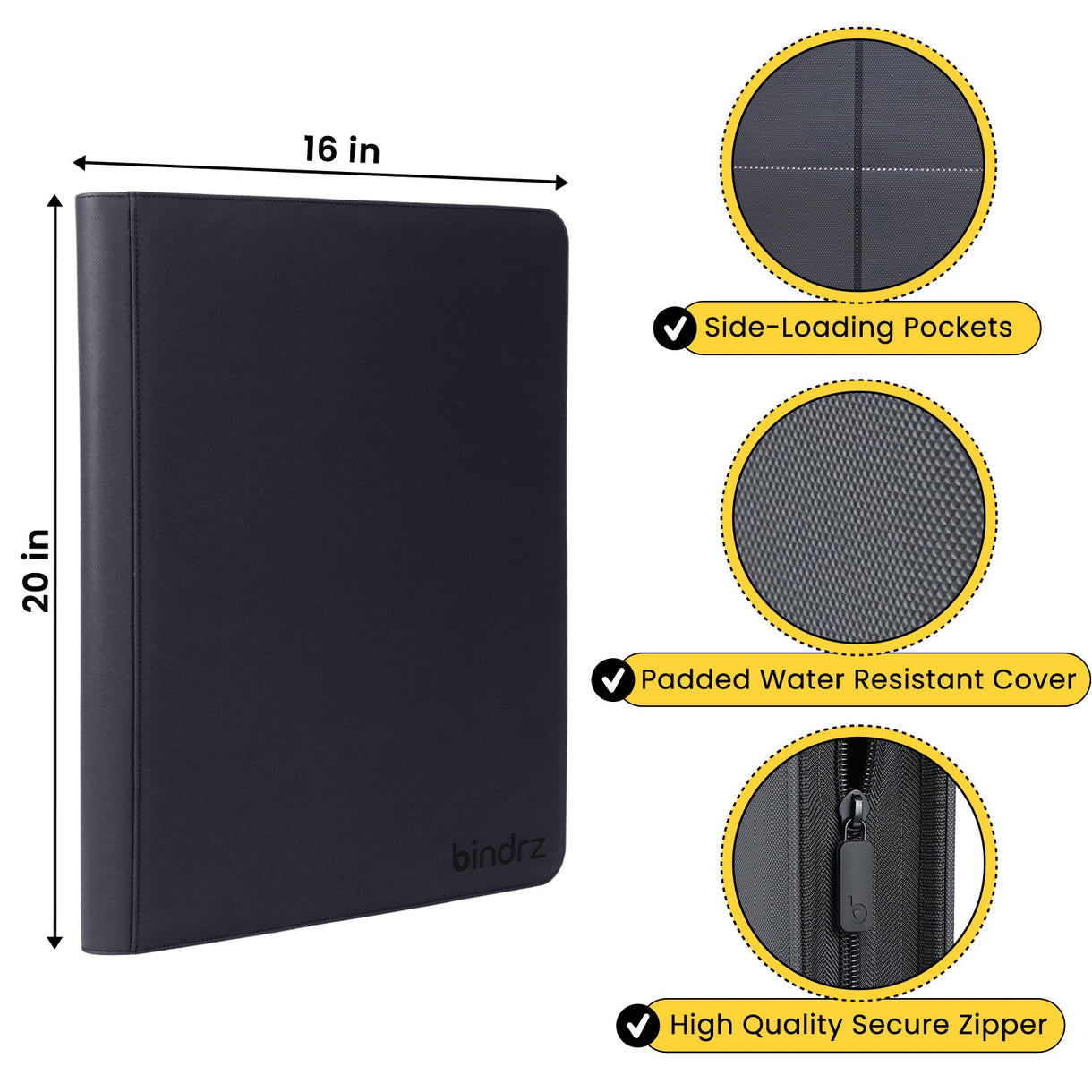 16-Pocket 512 Top Loader XL Binder – bindrz